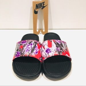 Nike | Shoes | Nike Womens Benassi Rare Floral Slides | Poshmark